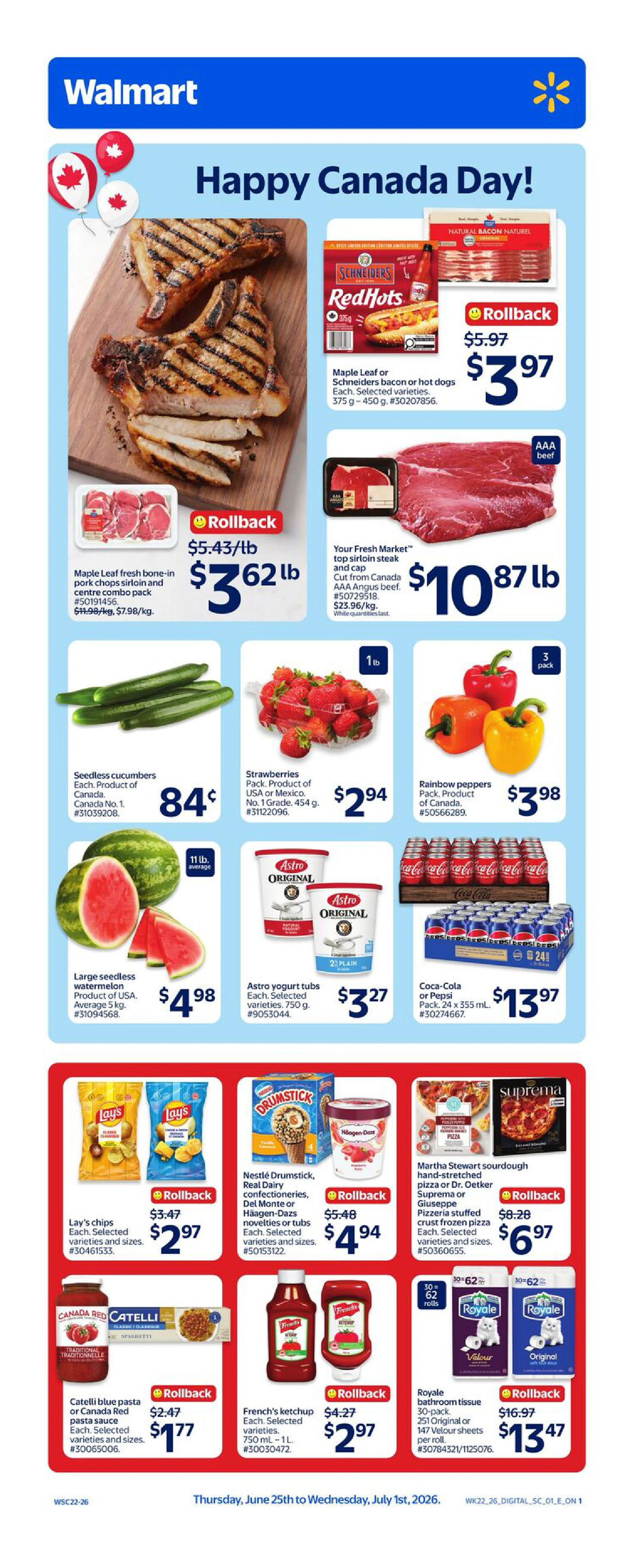 Walmart Ontario - Flyer - Jun 25 - Jul 1, 2026 | WeeklyFlyer.com